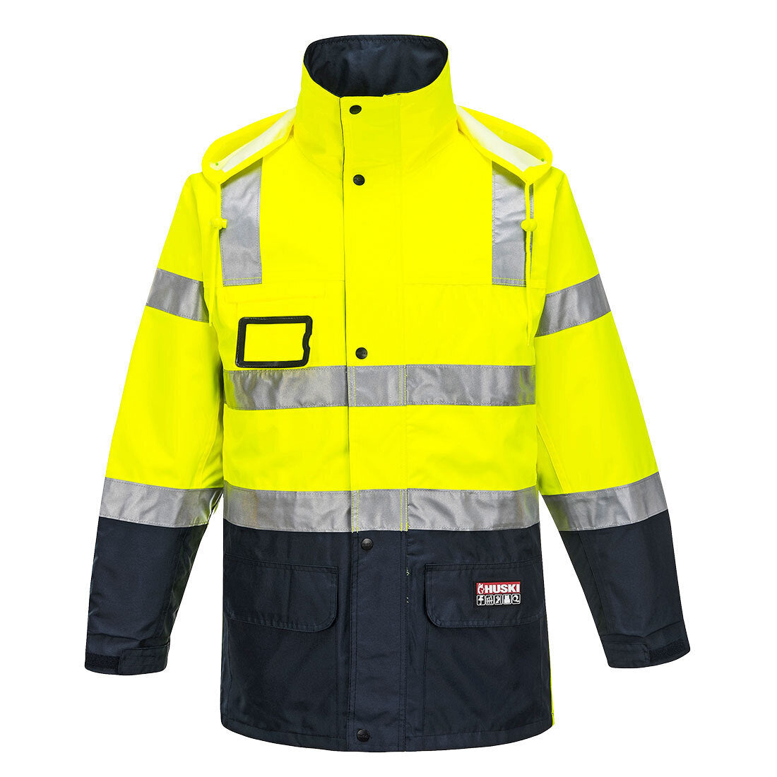 HUSKI Transit Hi Vis Waterproof Jacket Industrial Workwear Reflective